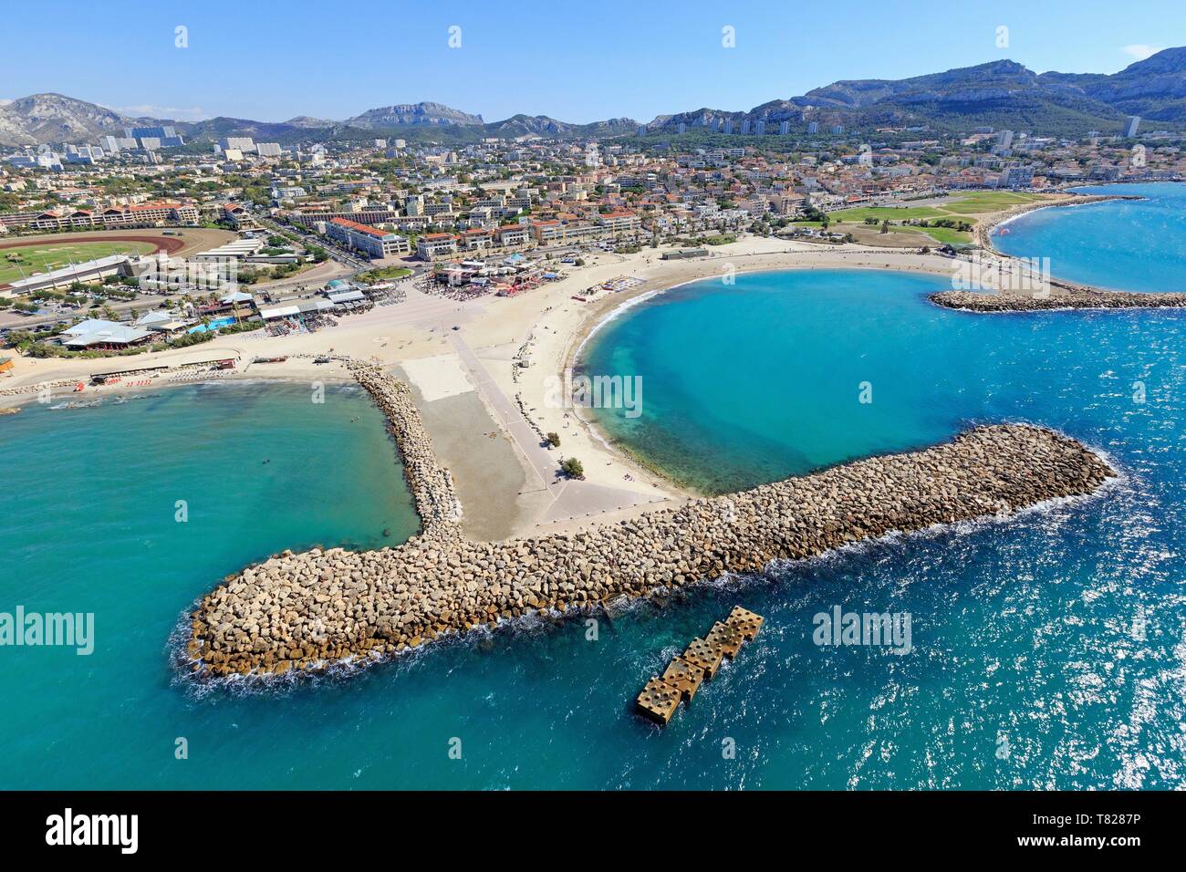 Borely beach marseille hi-res stock photography and images - Alamy