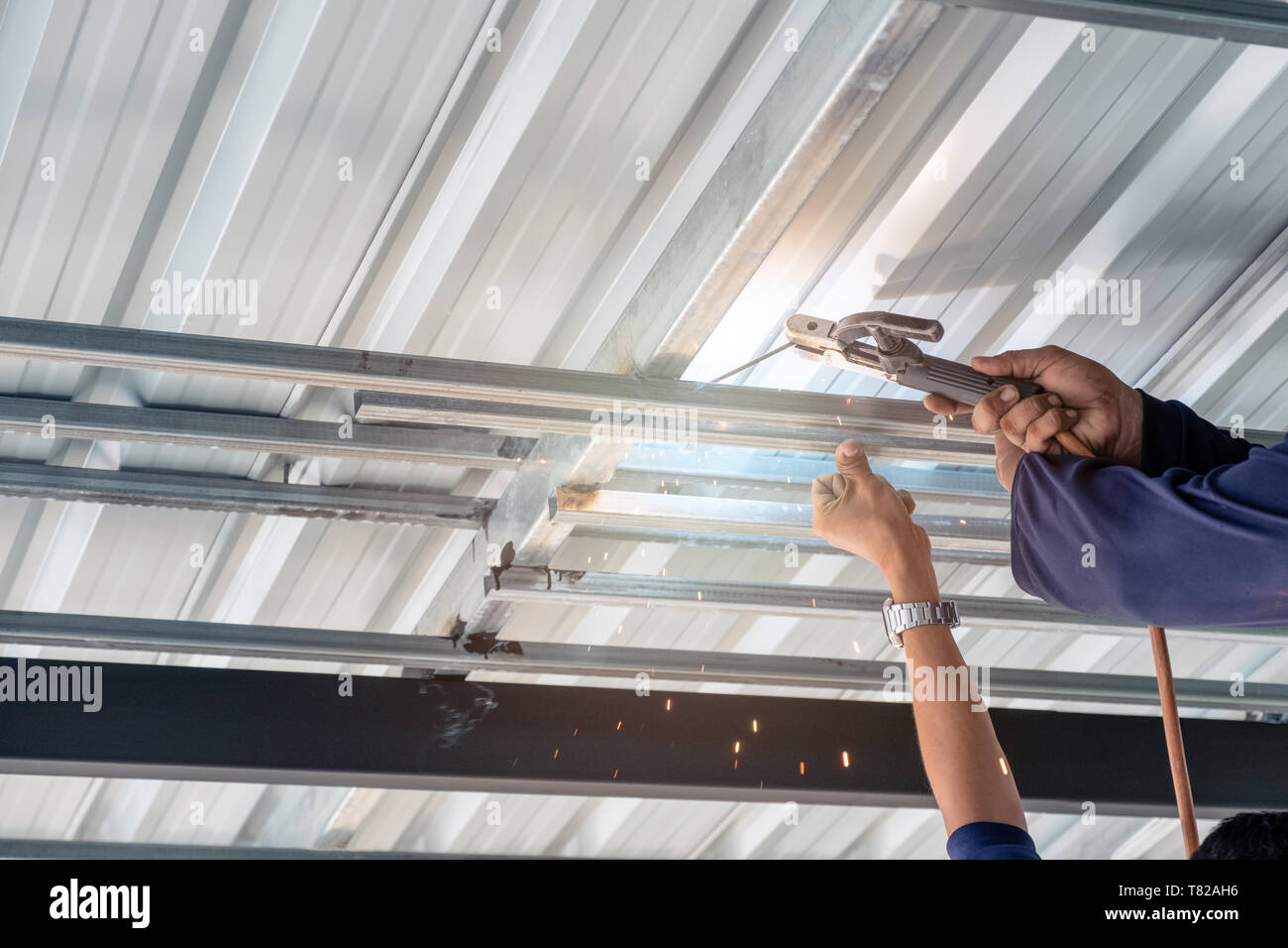 Roof welding hi-res stock photography and images - Alamy