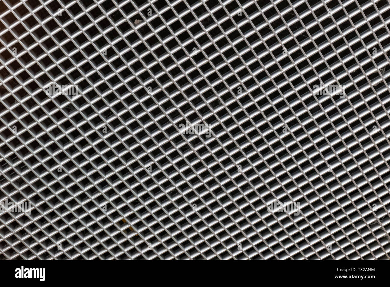 Steel mesh structure roof industrial pattern background Stock Photo - Alamy