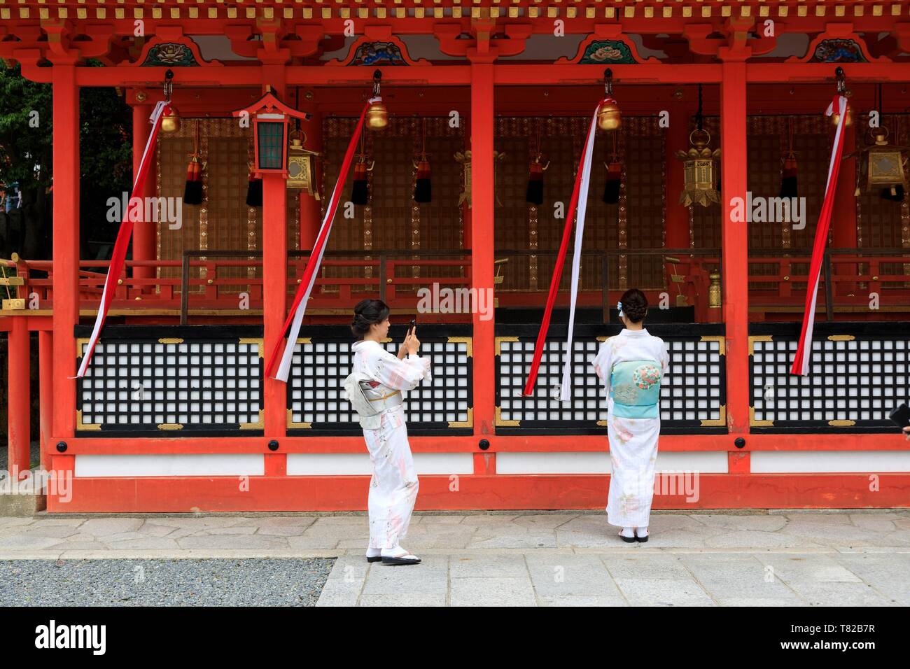 Japan, Honshu Island, Kansai Region, Kyoto, Fushimi-ku District, Shrine ...