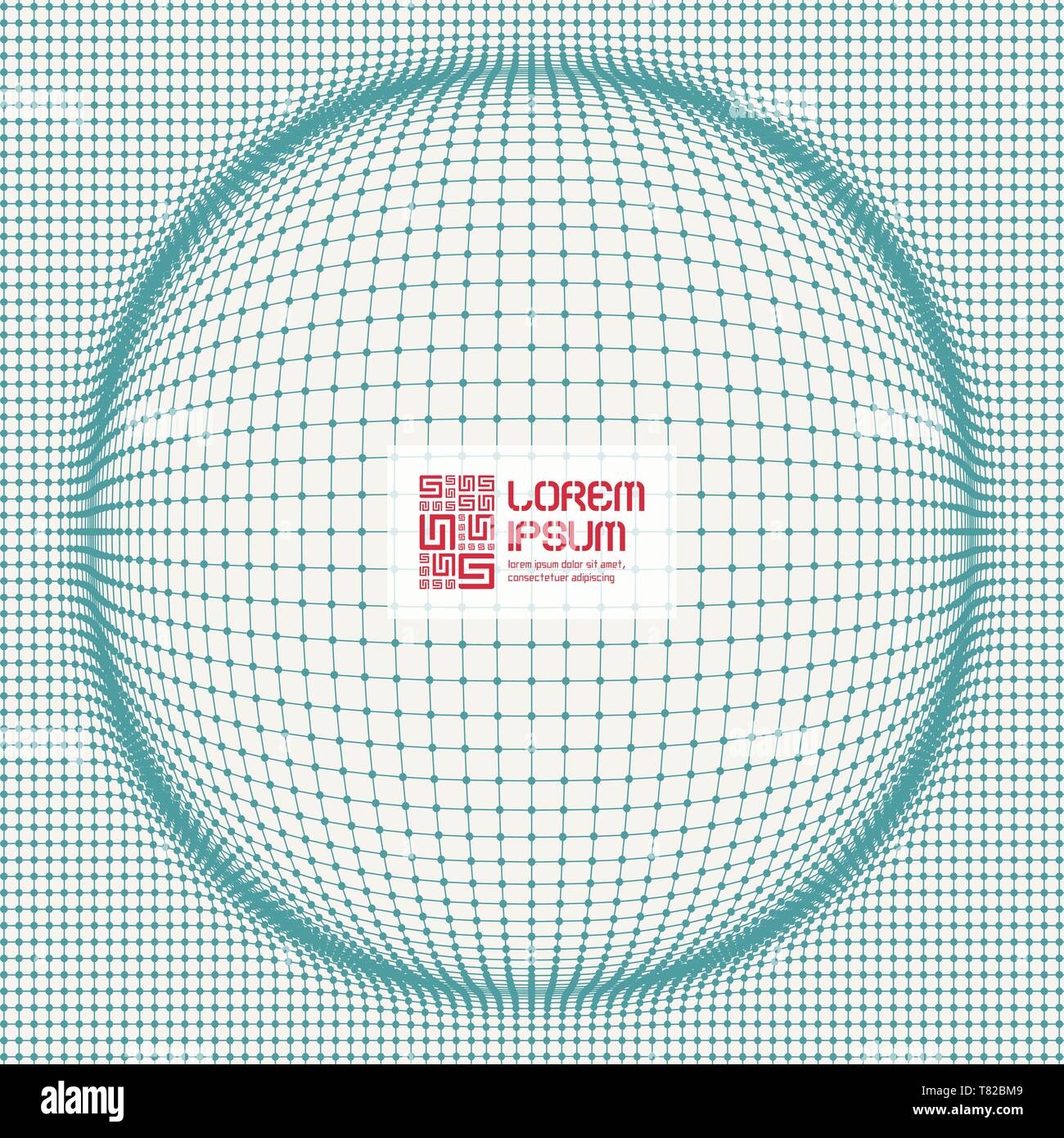 Lattice Structure. Science or Technology Background. Graphic Design. 3D ...