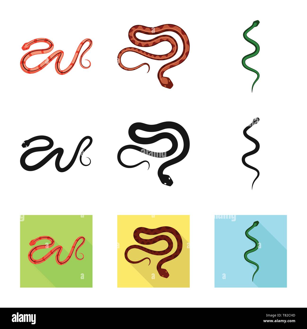 Brazil snake Stock Vector Images - Alamy