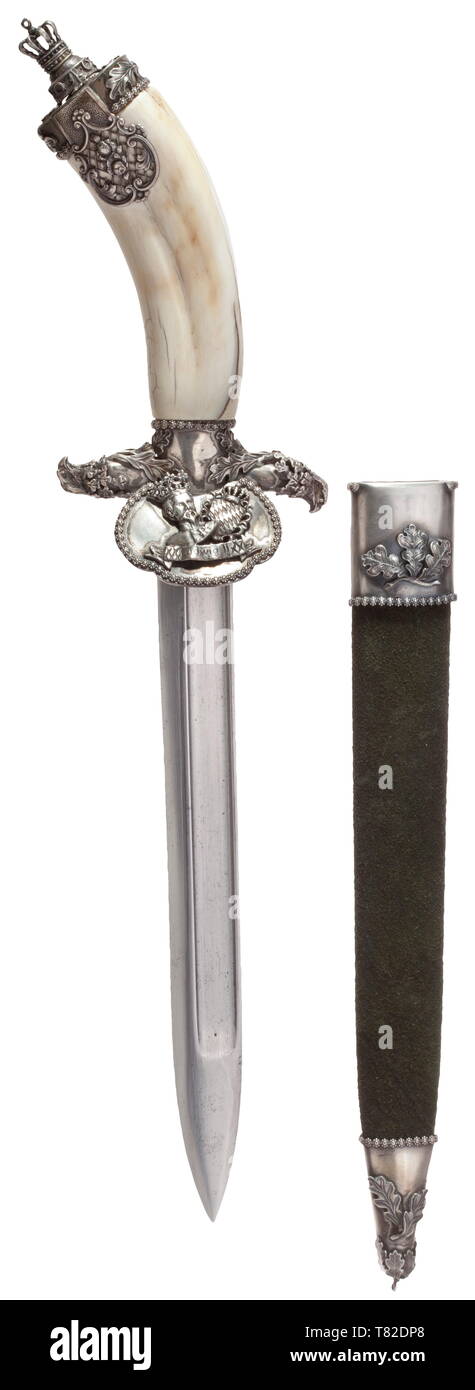 A magnificent hunting hanger, 1st half of the 20th century Robust ...