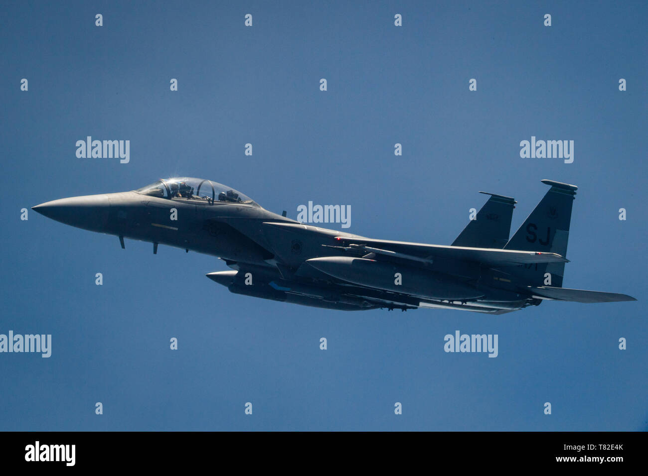 An F-15E Eagle from the 336th Fighter Squadron, 4th Fighter Wing ...