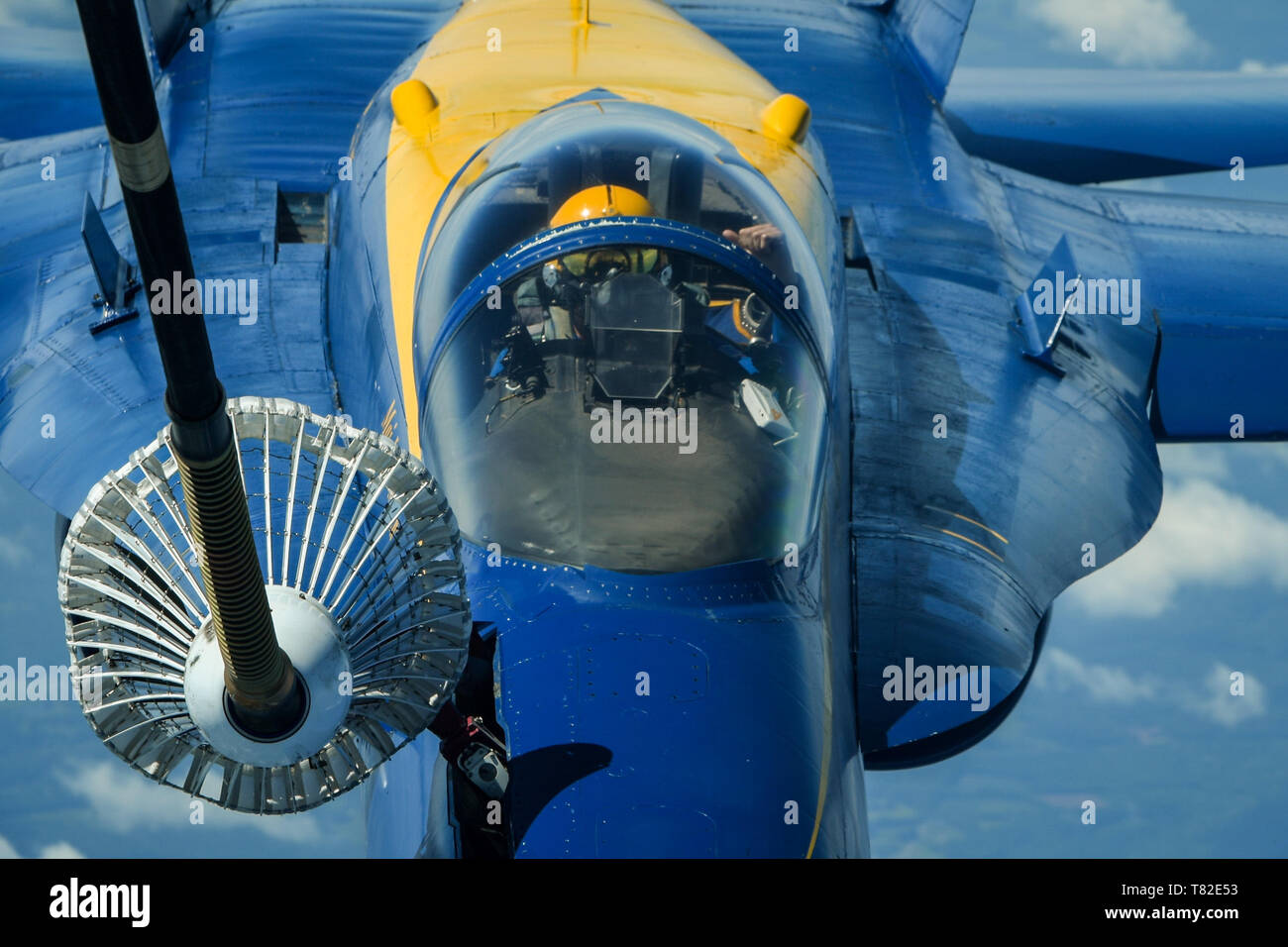 U.S. Marine Corps Maj. Jeff Mullins, slot pilot of the U.S. Navy Flight ...