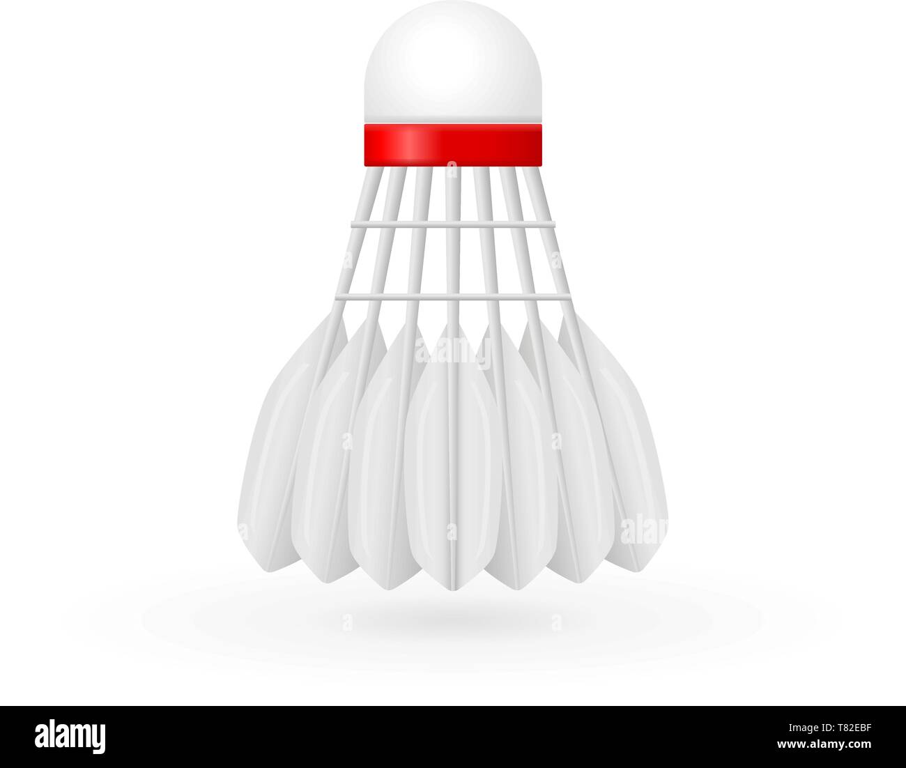 Shuttlecock Stock Vector Images - Alamy