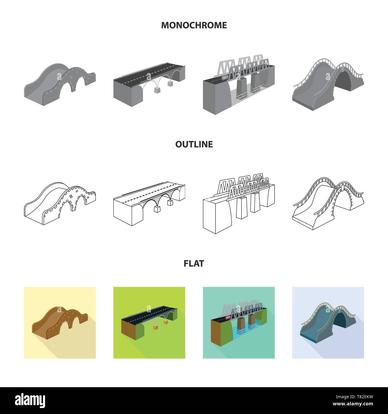 Pedestrian crossing modern railroad Cut Out Stock Images & Pictures - Alamy