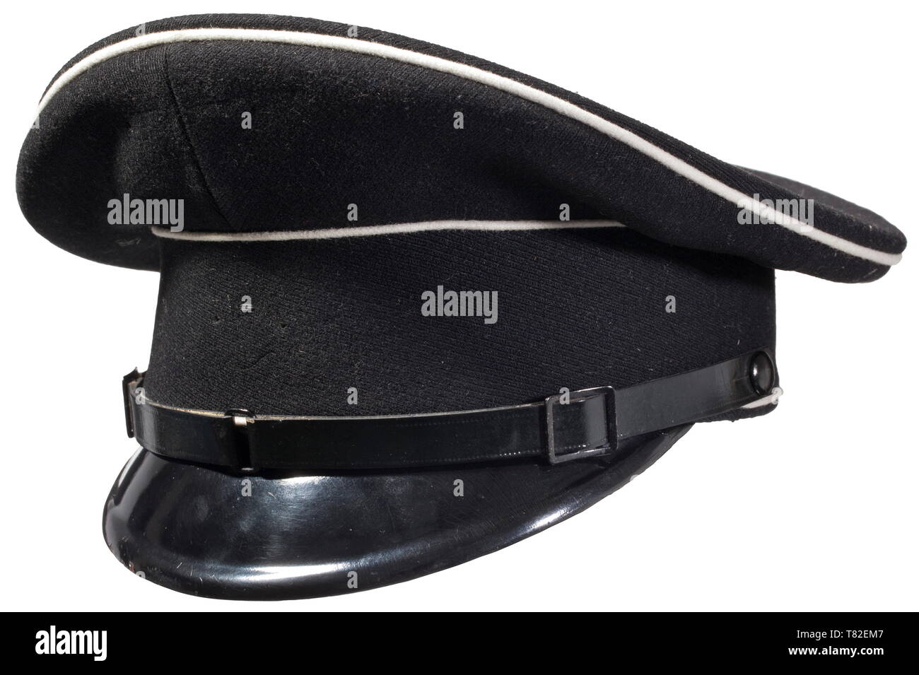 A visor cap for enlisted men and NCOs of the Allgemeine SS Saddle ...