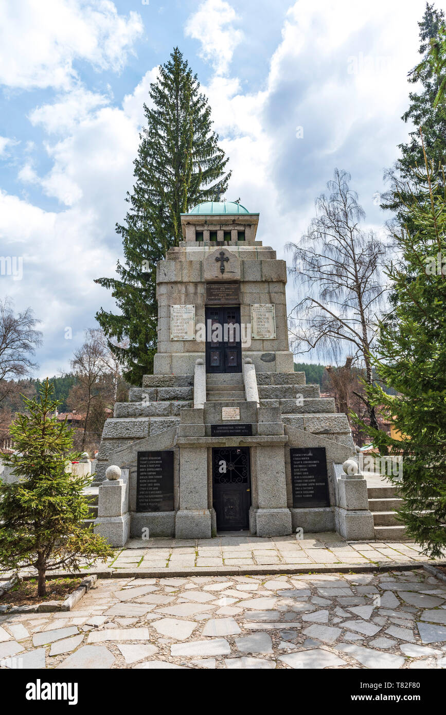 Koprivshtitsa, Bulgaria: Monument mausoleum of April uprising Stock ...