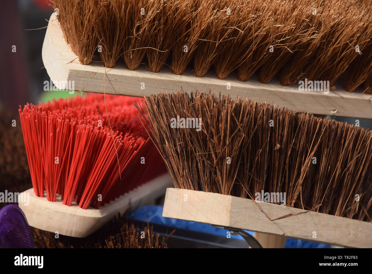 Broom heads hi-res stock photography and images - Alamy