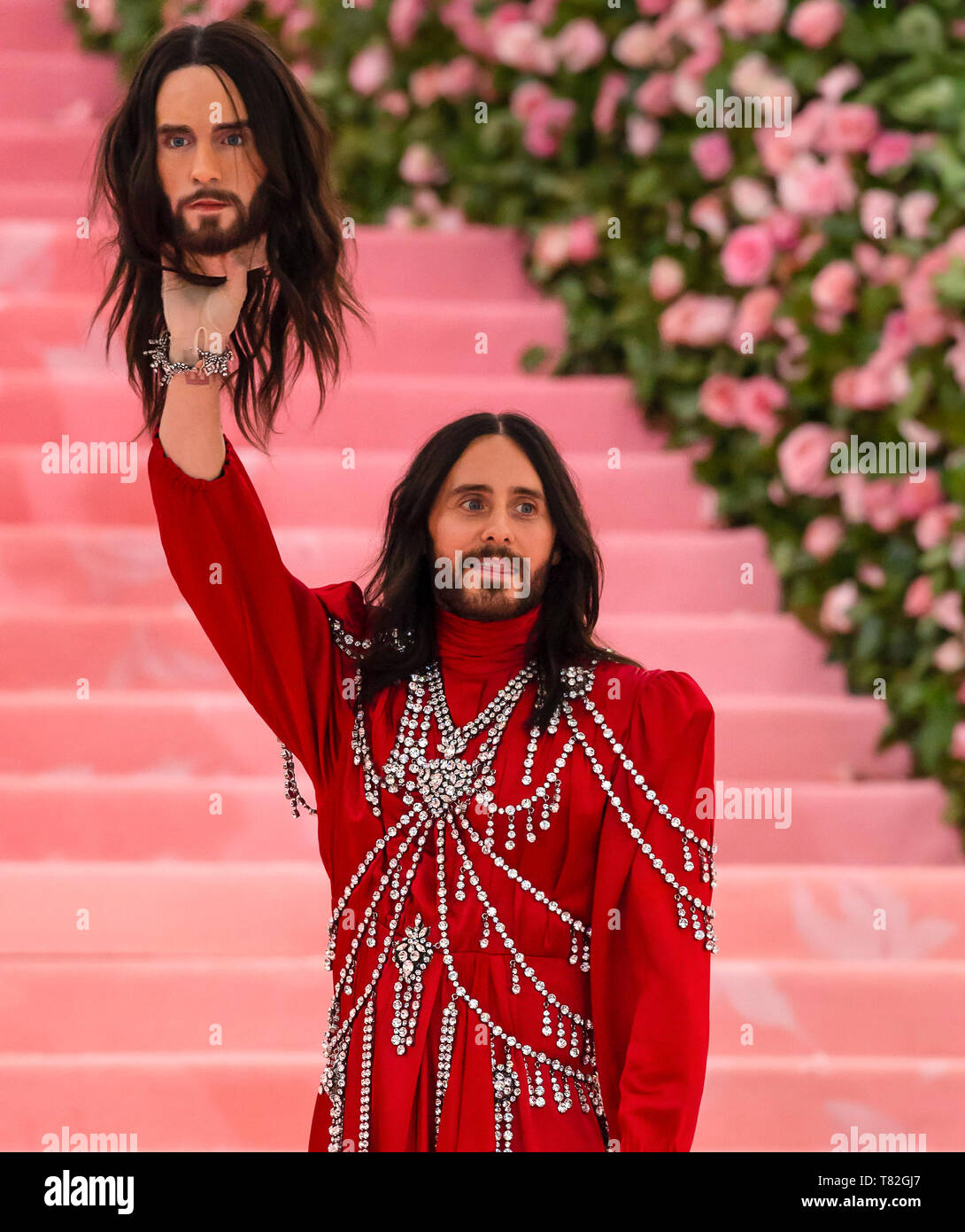New York, NY - May 06, 2019: Jared Leto arrives for the 2019 Met Gala ...