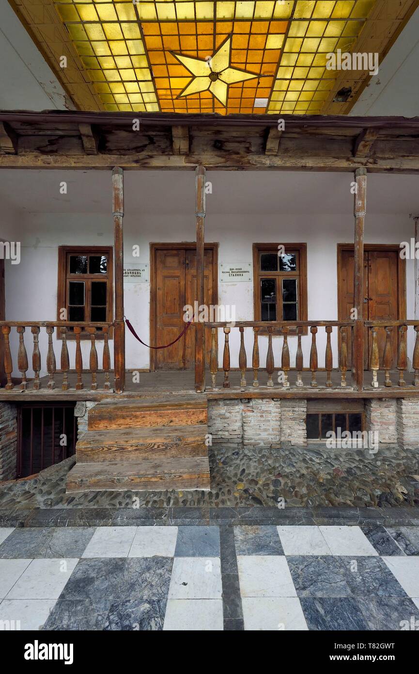 Georgia, Shida Kartli, Gori, hometown of Joseph Stalin, the birthplace ...