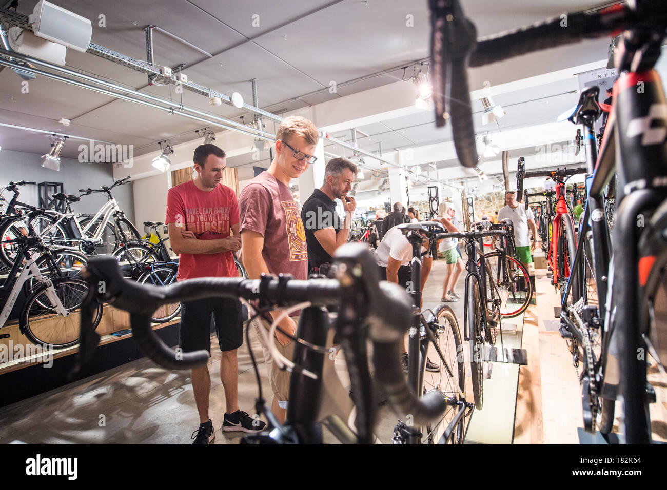 Open day at the german bicycle production company CUBE Stock Photo - Alamy