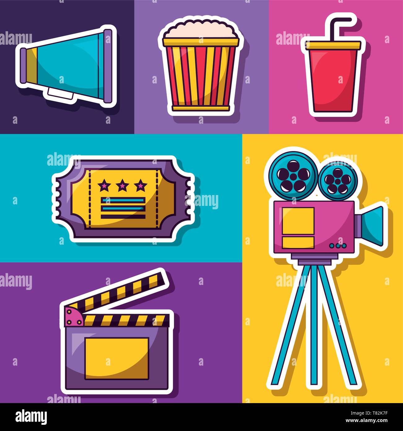 cinema movie design Stock Vector Image & Art - Alamy
