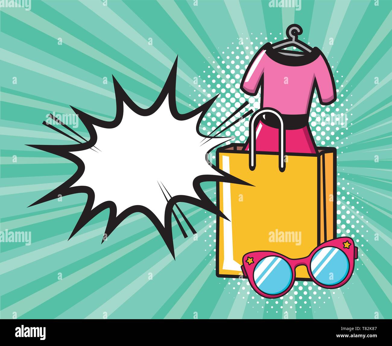 pop art elements Stock Vector Image & Art - Alamy