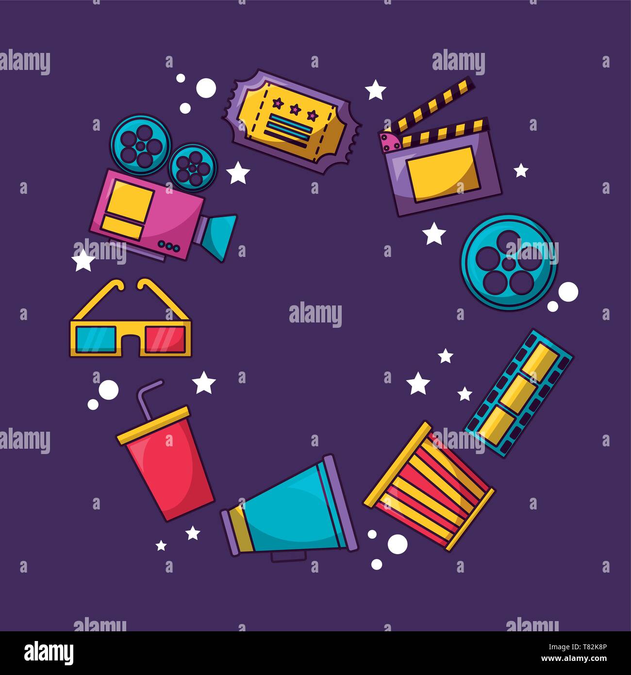 cinema movie design Stock Vector Image & Art - Alamy
