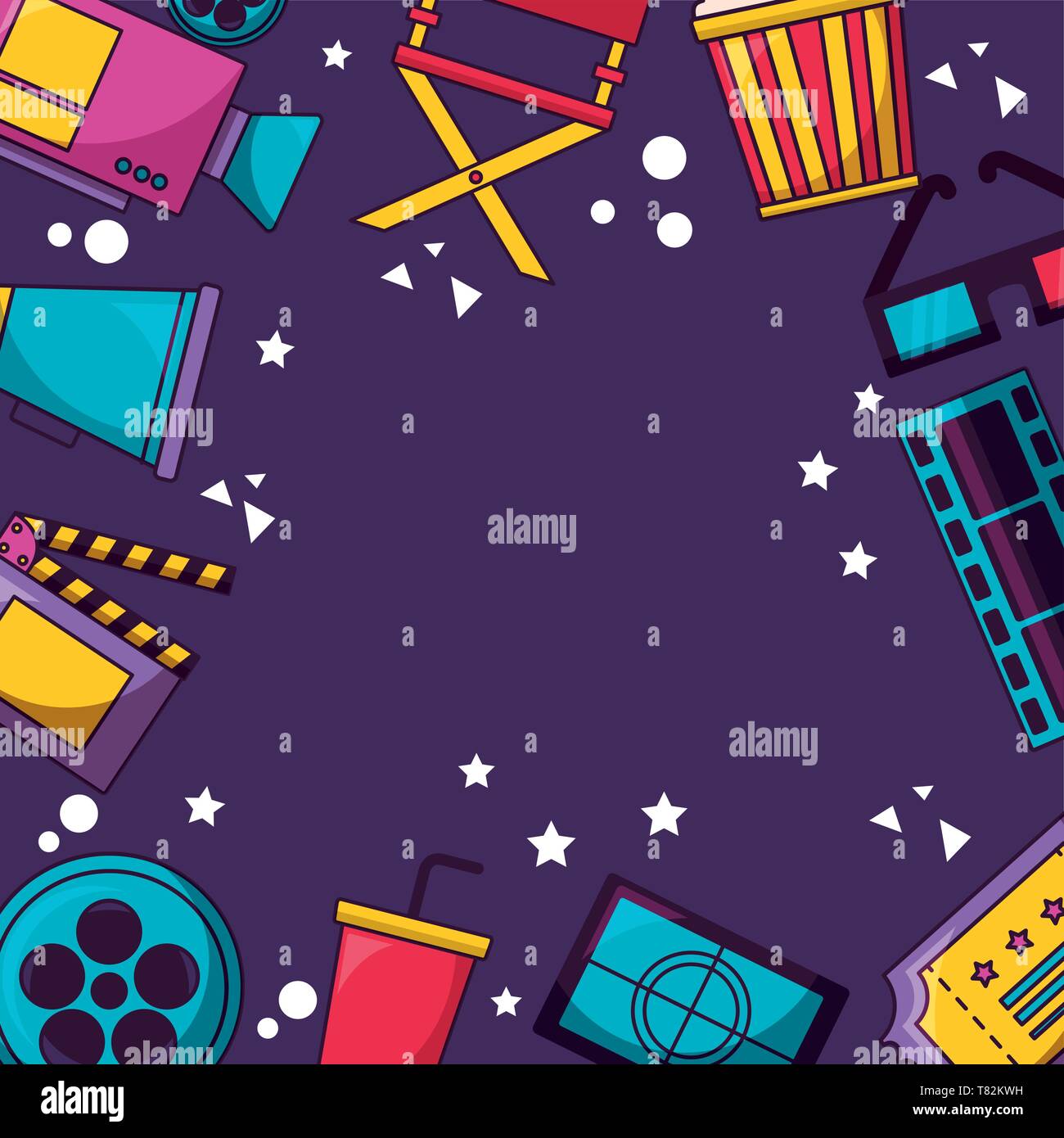 cinema movie design Stock Vector Image & Art - Alamy