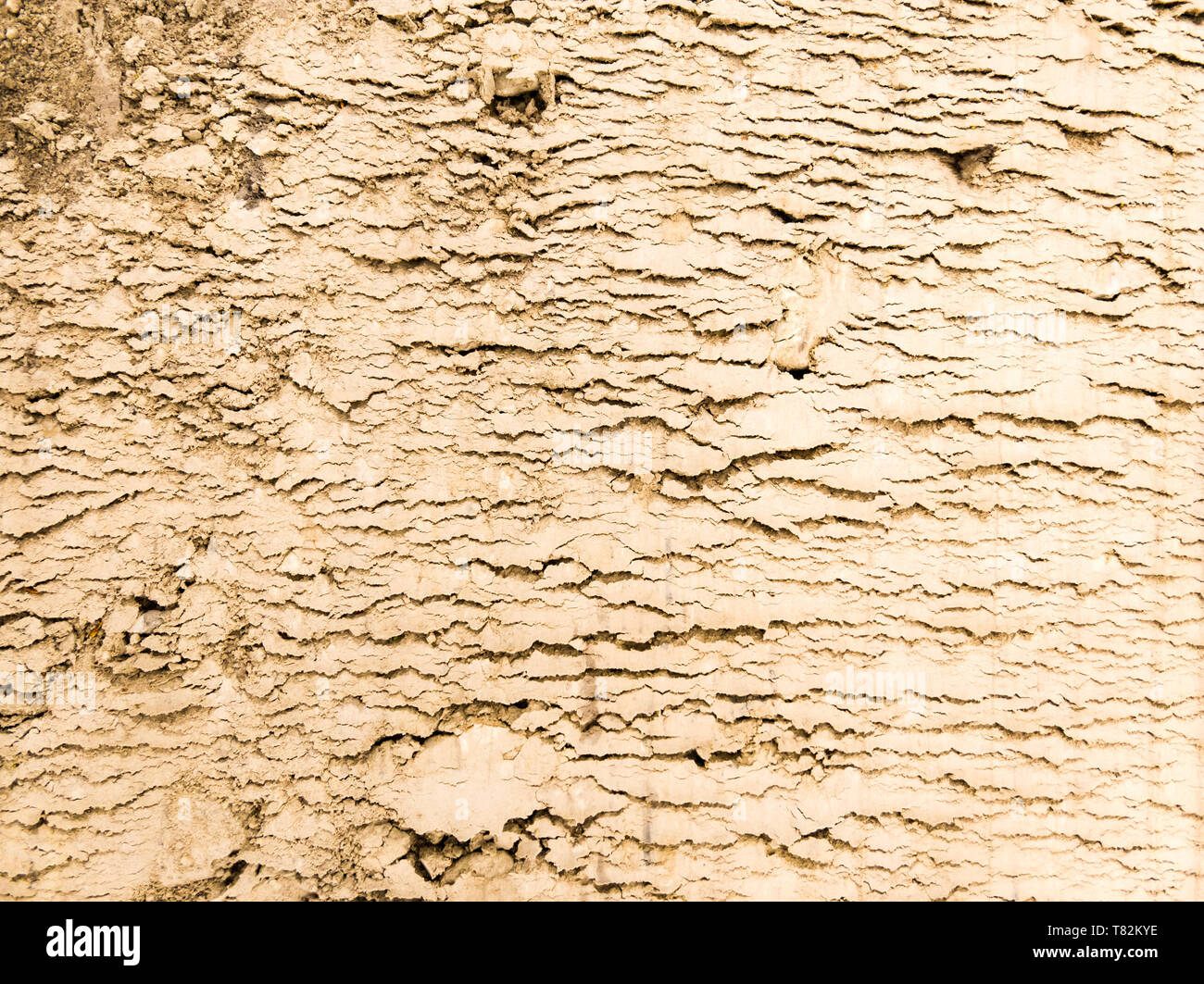 Compressed sand texture on a construction site. Useful as background of ...