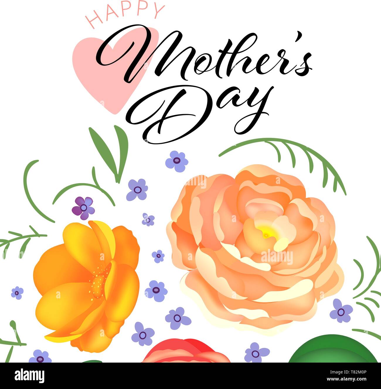 Best Wishes With Roses Stock Vector Images Alamy