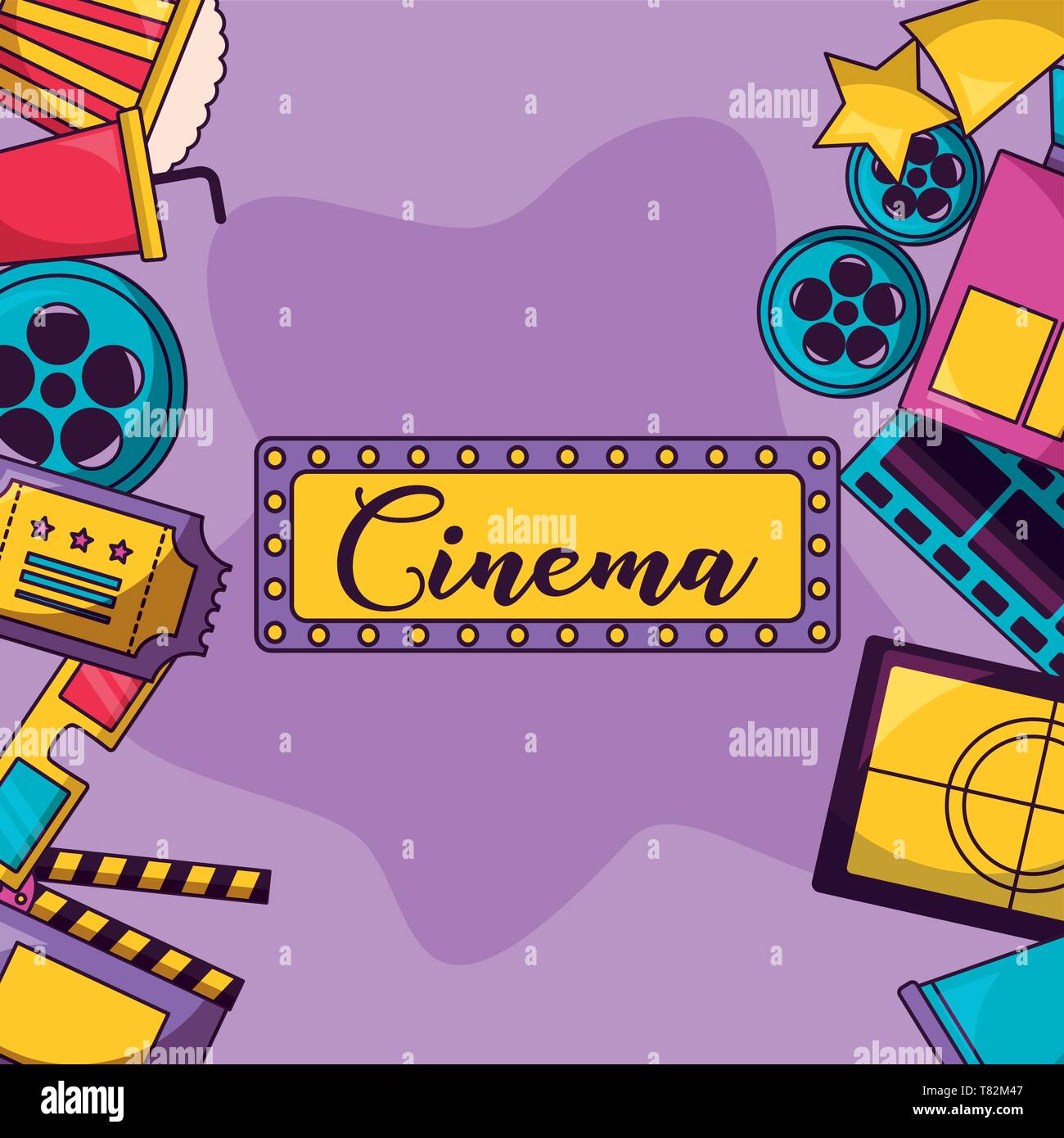 cinema movie design Stock Vector Image & Art - Alamy