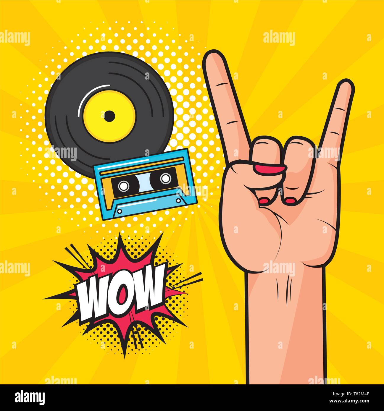 pop art elements Stock Vector Image & Art - Alamy