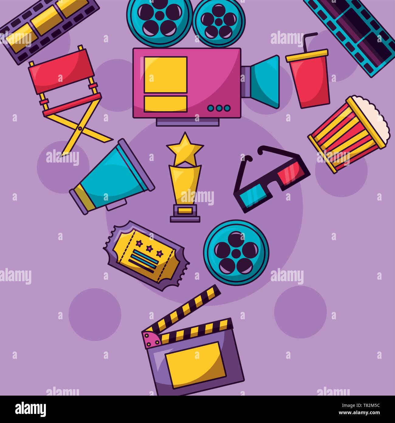 cinema movie design Stock Vector Image & Art - Alamy