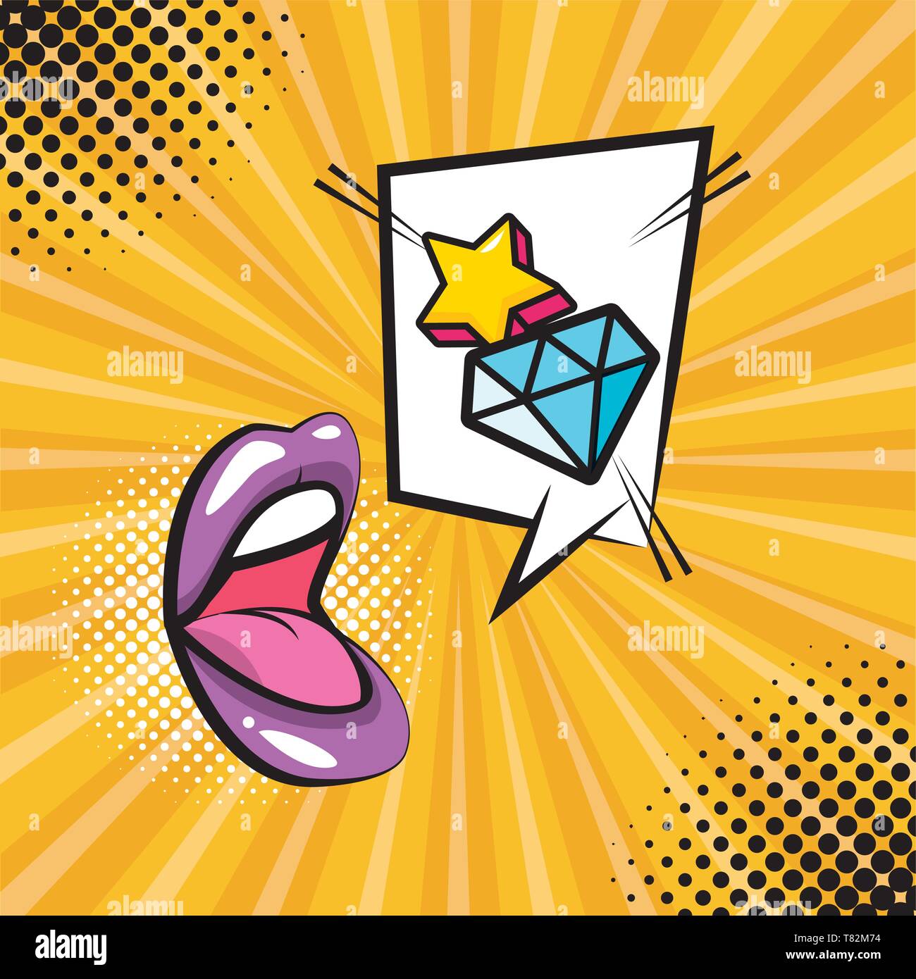 pop art elements Stock Vector Image & Art - Alamy