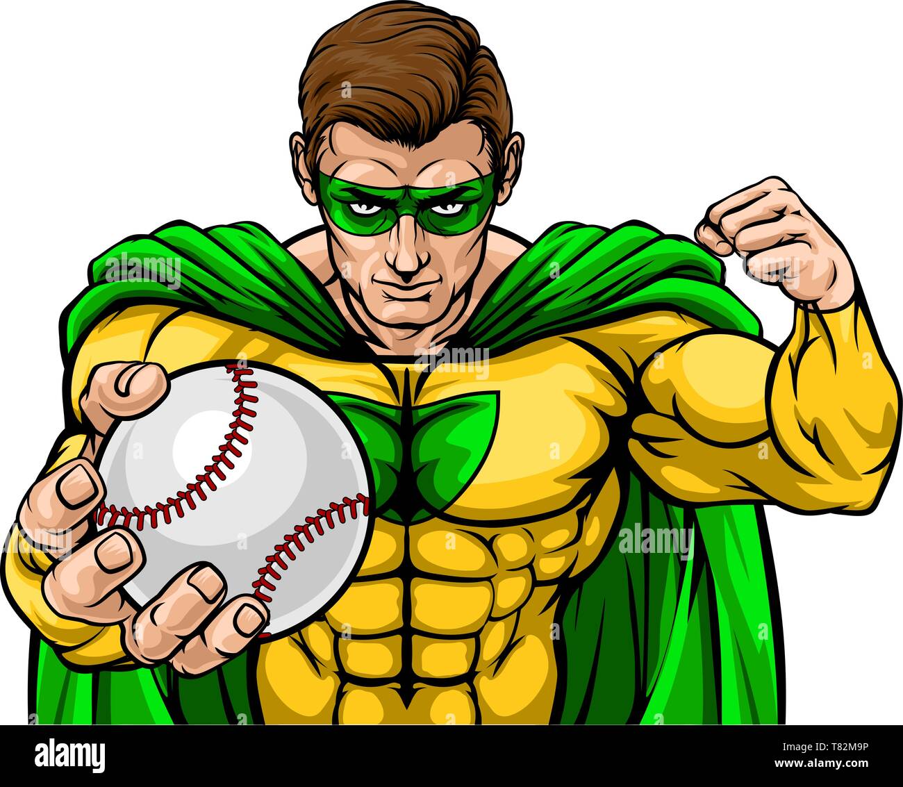 Baseball hero Stock Vector Images - Alamy