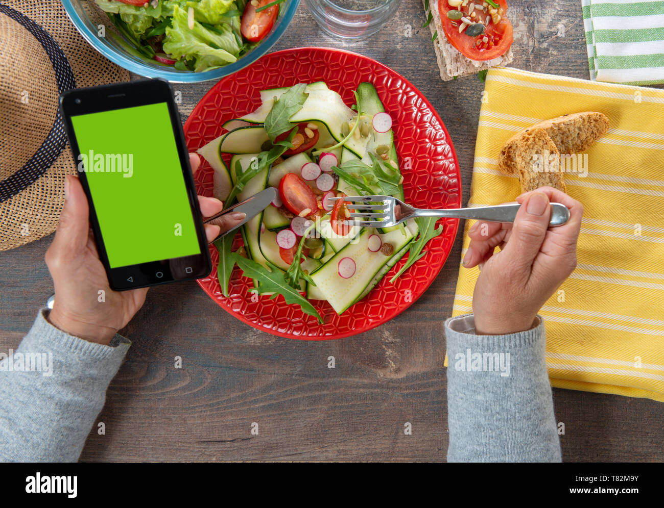 Snack green screen hi-res stock photography and images - Alamy