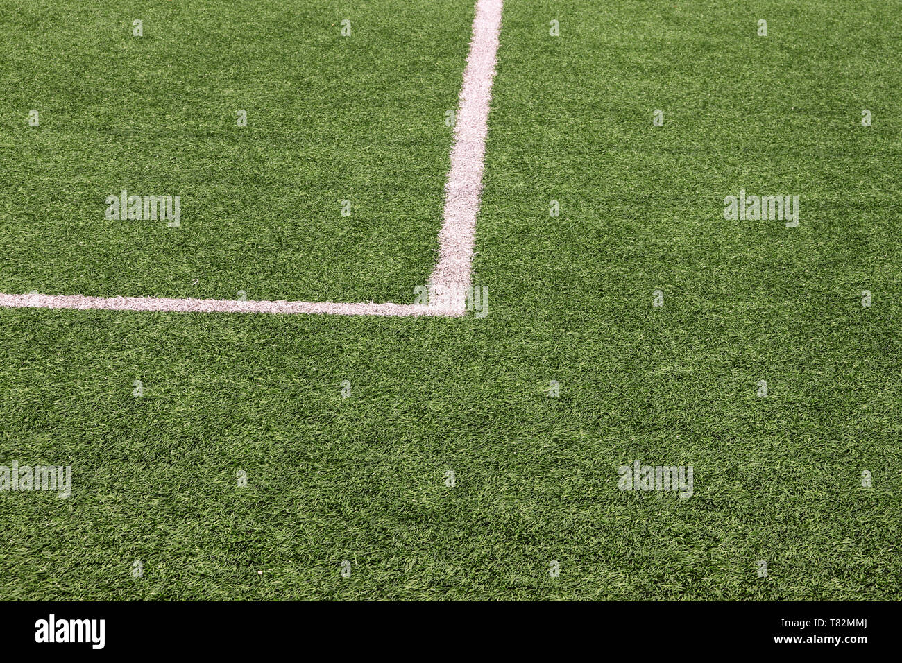 Part of sport soccer stadium and artificial turf football field. Detail ...