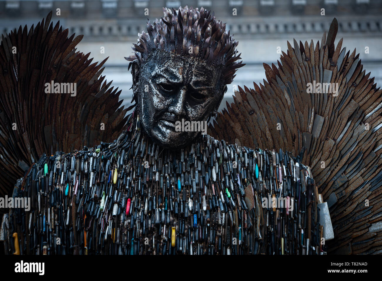 Knife Angel by Alfie Bradley. This sombre statue is made from 100,000 ...