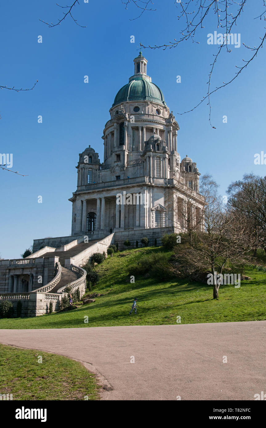 The iconic Ashton Memorial, Williamson Park, Lancaster, UK Stock Photo ...