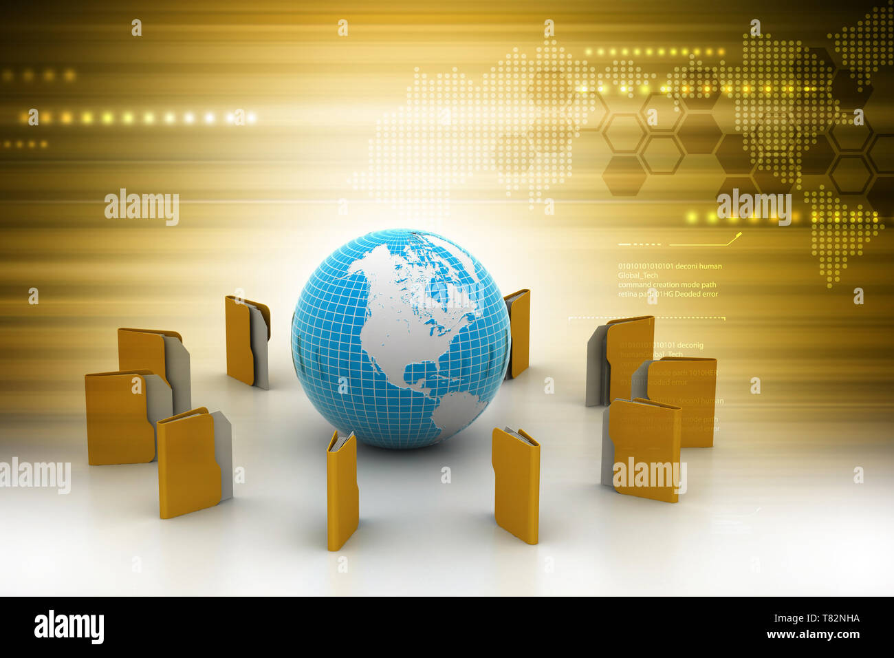 Earth planet folder document hi-res stock photography and images - Alamy