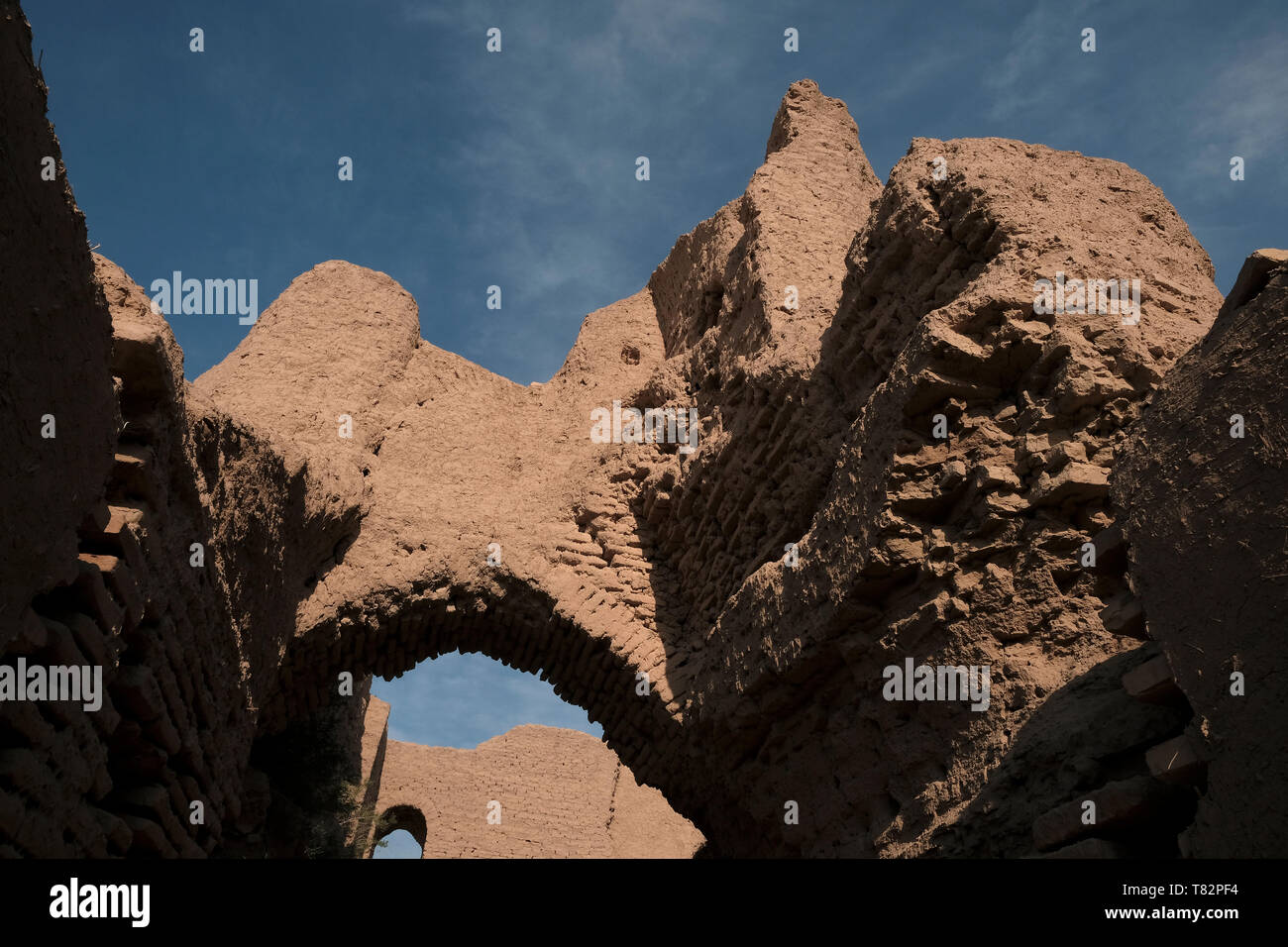 Ruins of the ancient fortress of Kirk Kyz which means “Forty girls ...