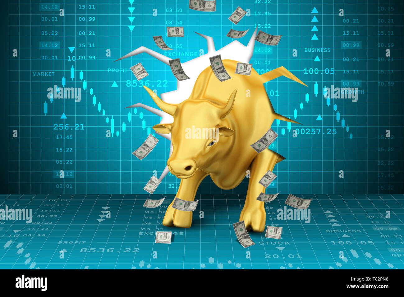 Share price rising graph hi-res stock photography and images - Alamy