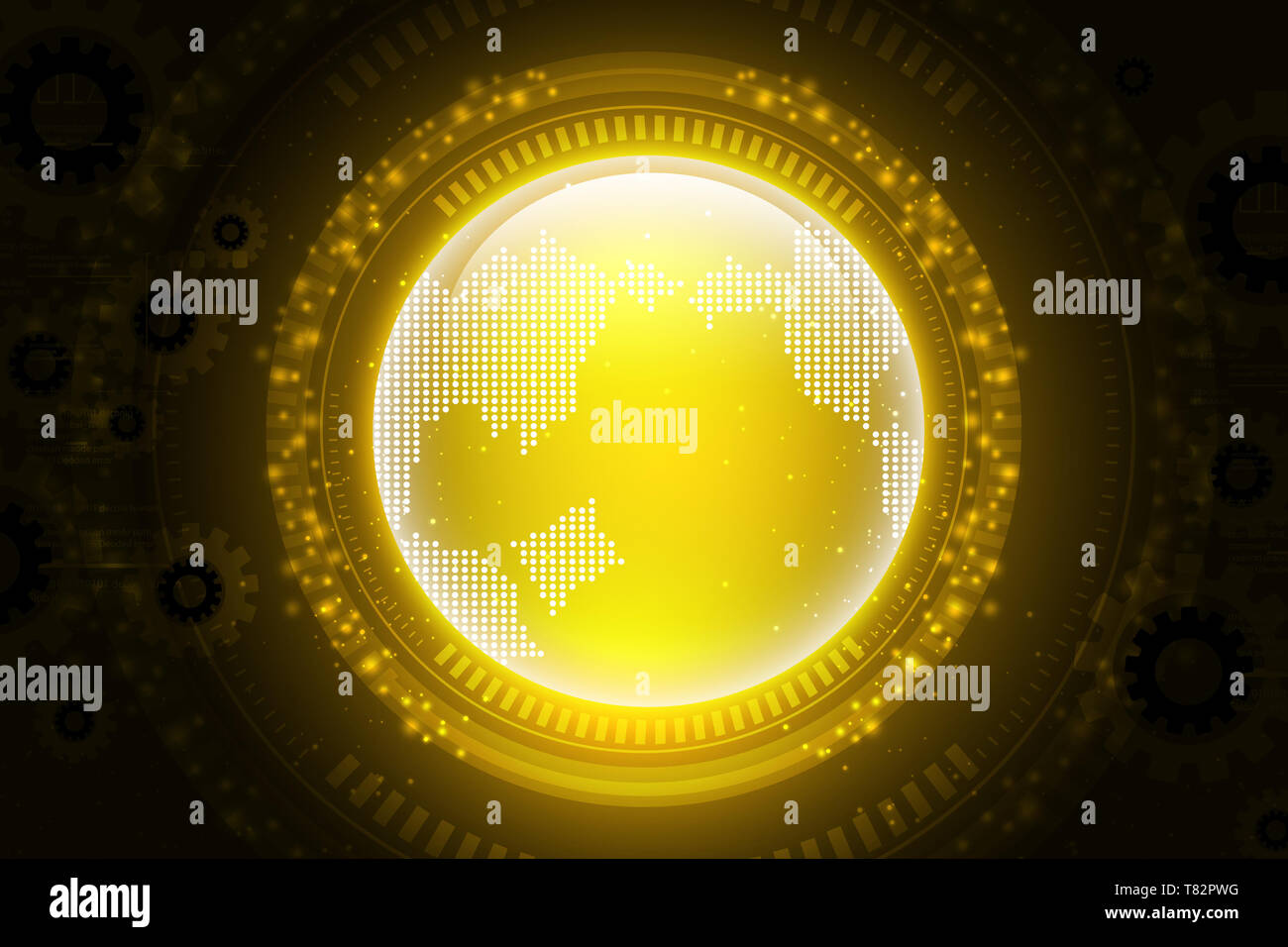 Map tech logo hi-res stock photography and images - Alamy
