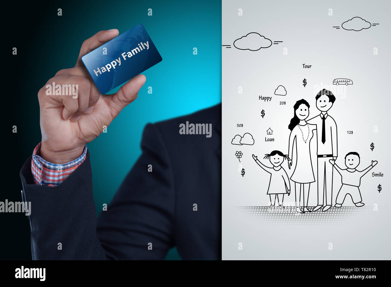 happy family concept Stock Photo - Alamy
