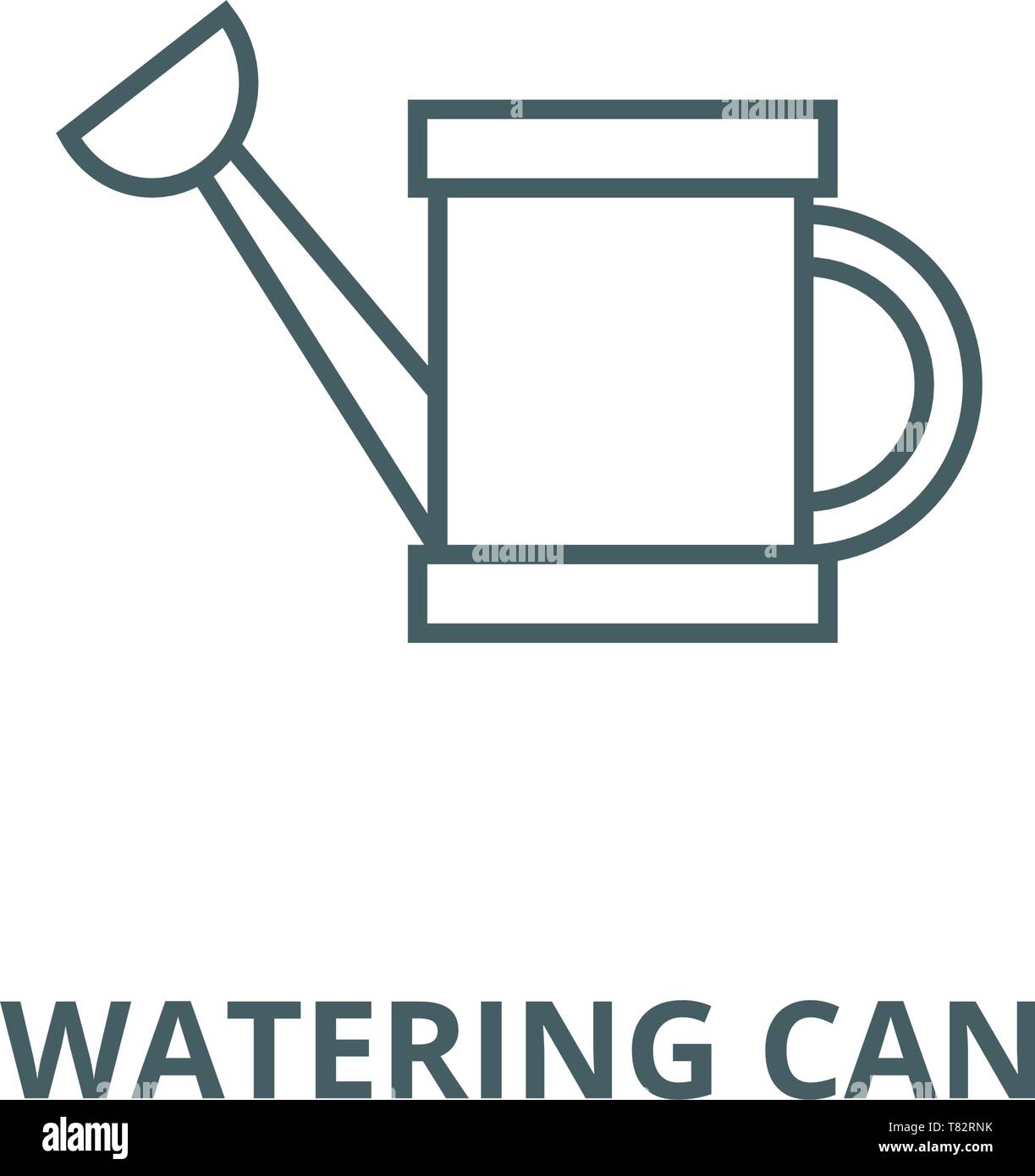 Watering can vector line icon, linear concept, outline sign, symbol ...