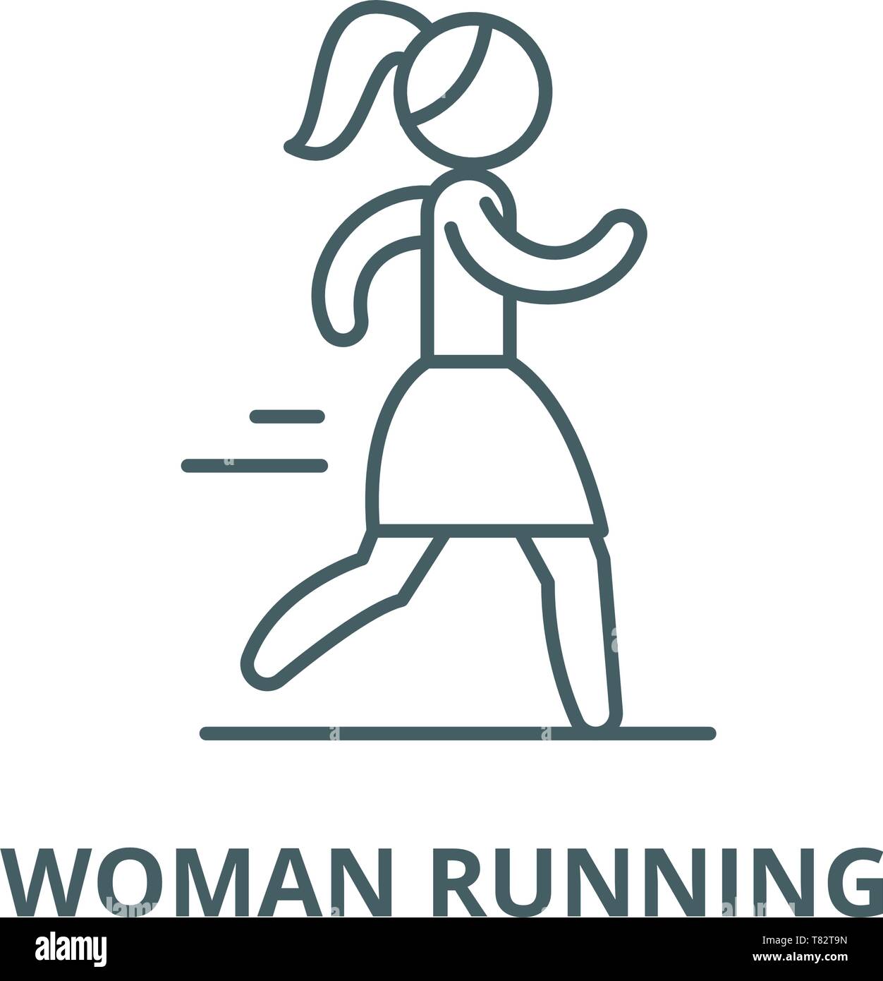 Women Running Symbols