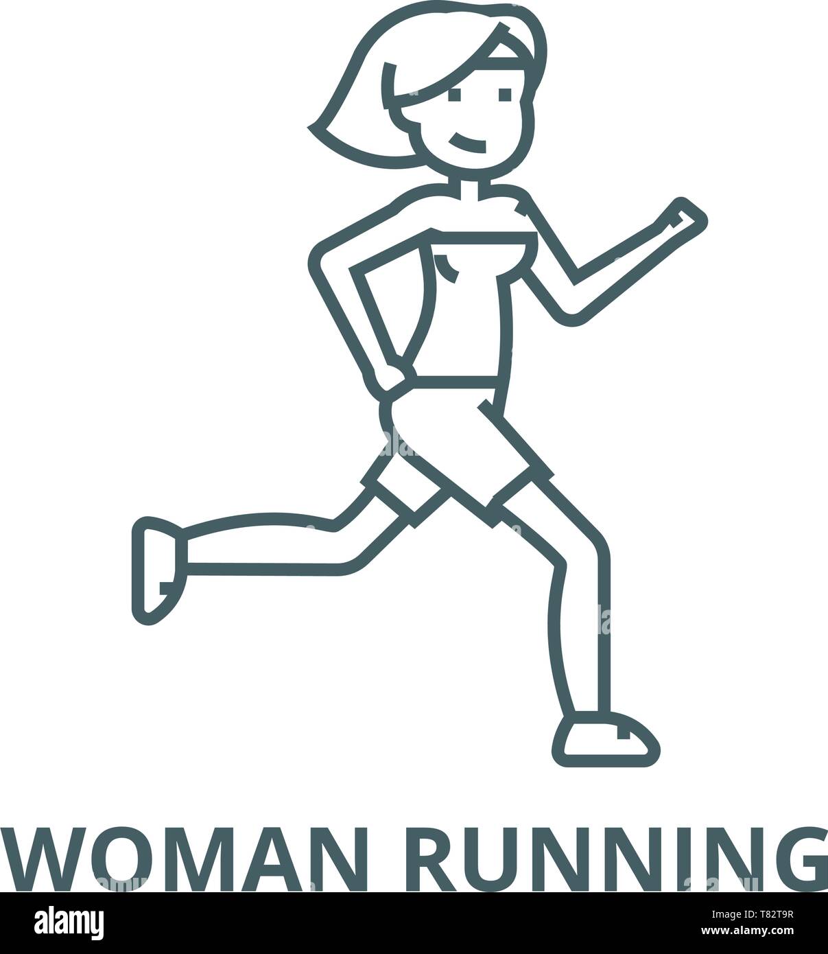 Women Running Symbols