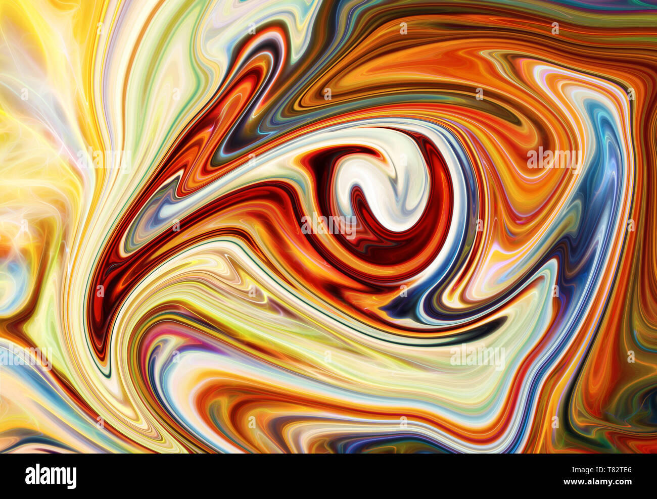 abstract background with swirling movements in elemental structure ...