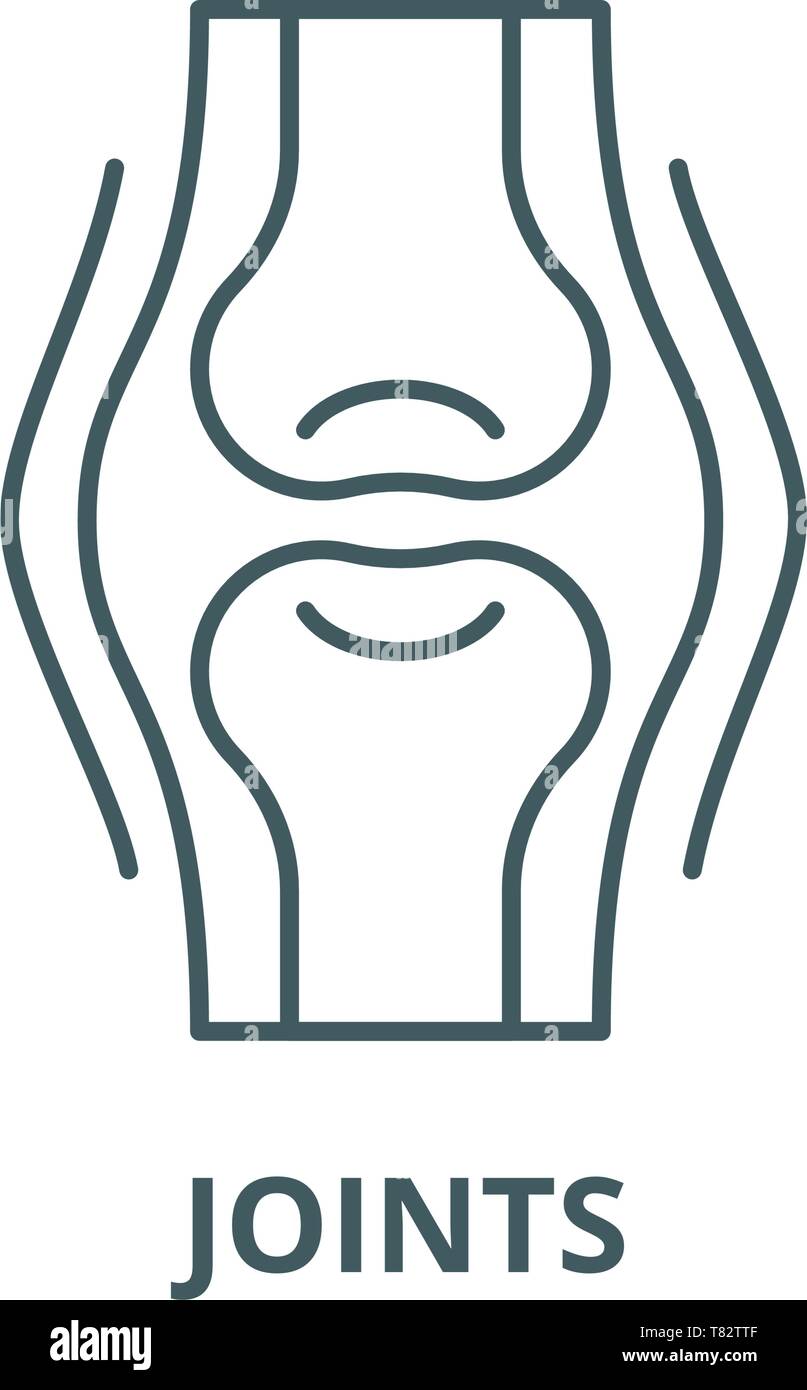 Joints vector line icon, linear concept, outline sign, symbol Stock ...