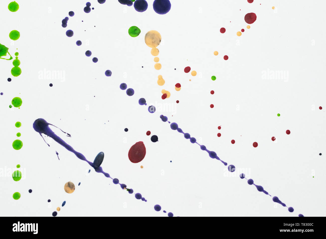 Paint splatter on white hi-res stock photography and images - Alamy