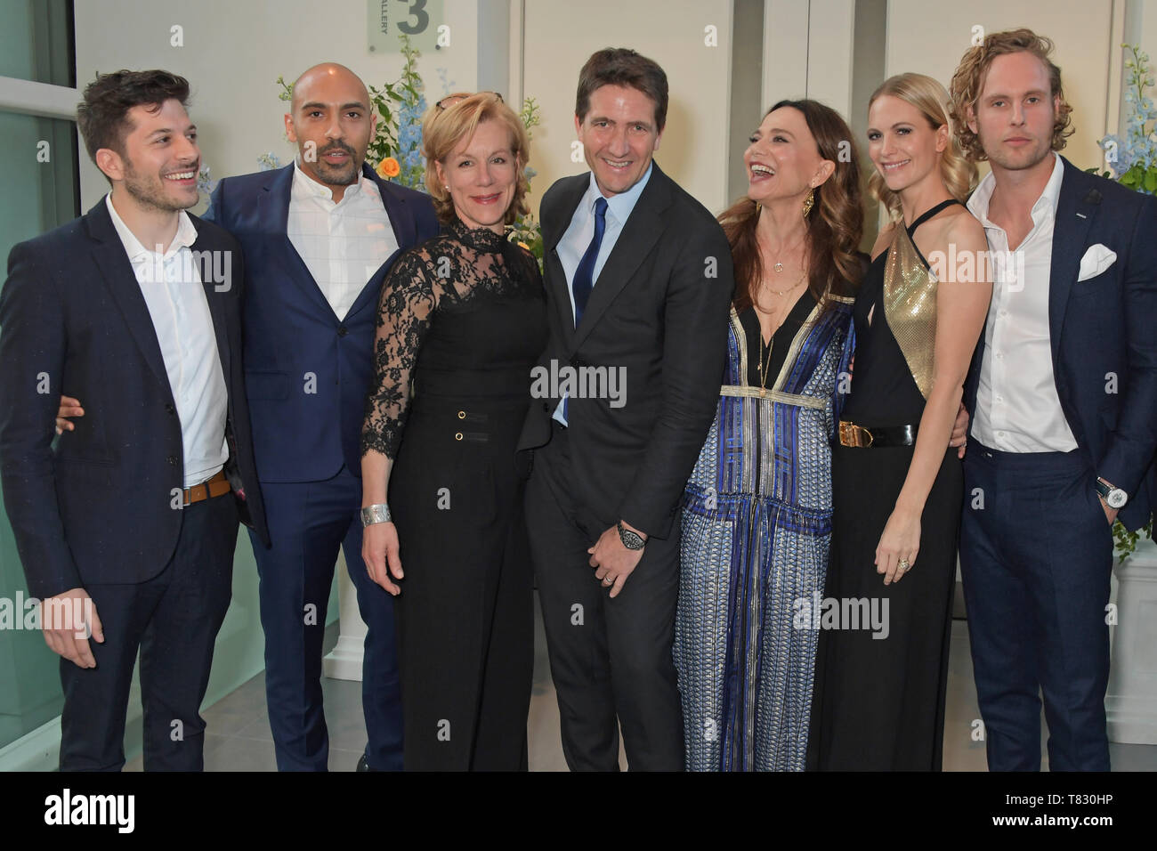London, UK. (L to R) Dimitri Leonidas, Alex Lanipekun, Juliet Stevenson ...