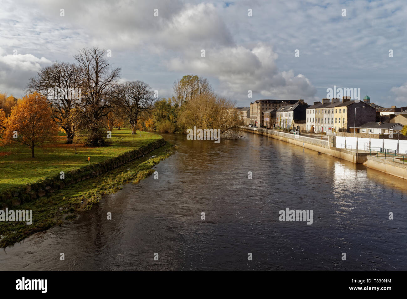 River Suir and The Quay in Clonmel.County Tipperary,Ireland Stock Photo ...