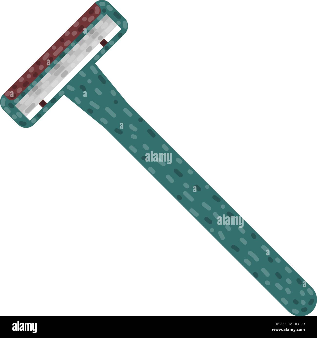 Disposable razor for shaving vector flat icon on white background Stock ...