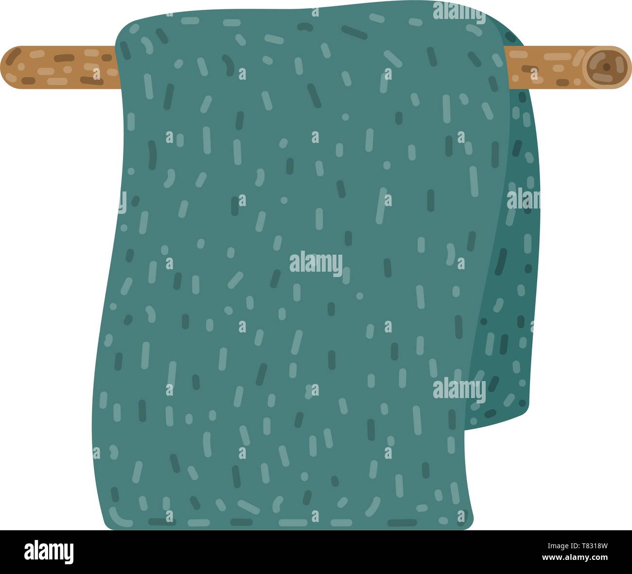 Towel vector flat icon on white background Stock Vector Image & Art - Alamy