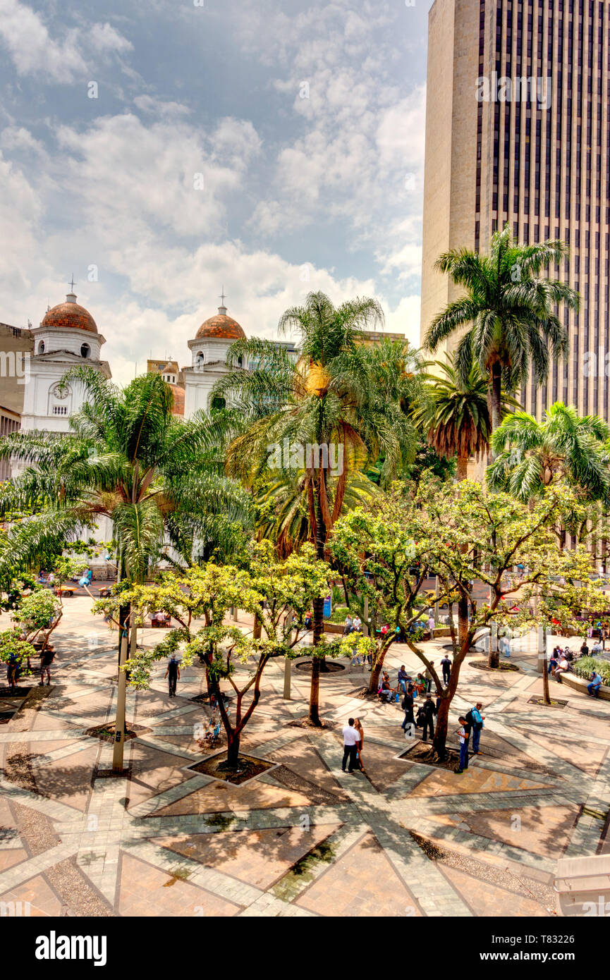 Medellin, Historical center Stock Photo - Alamy