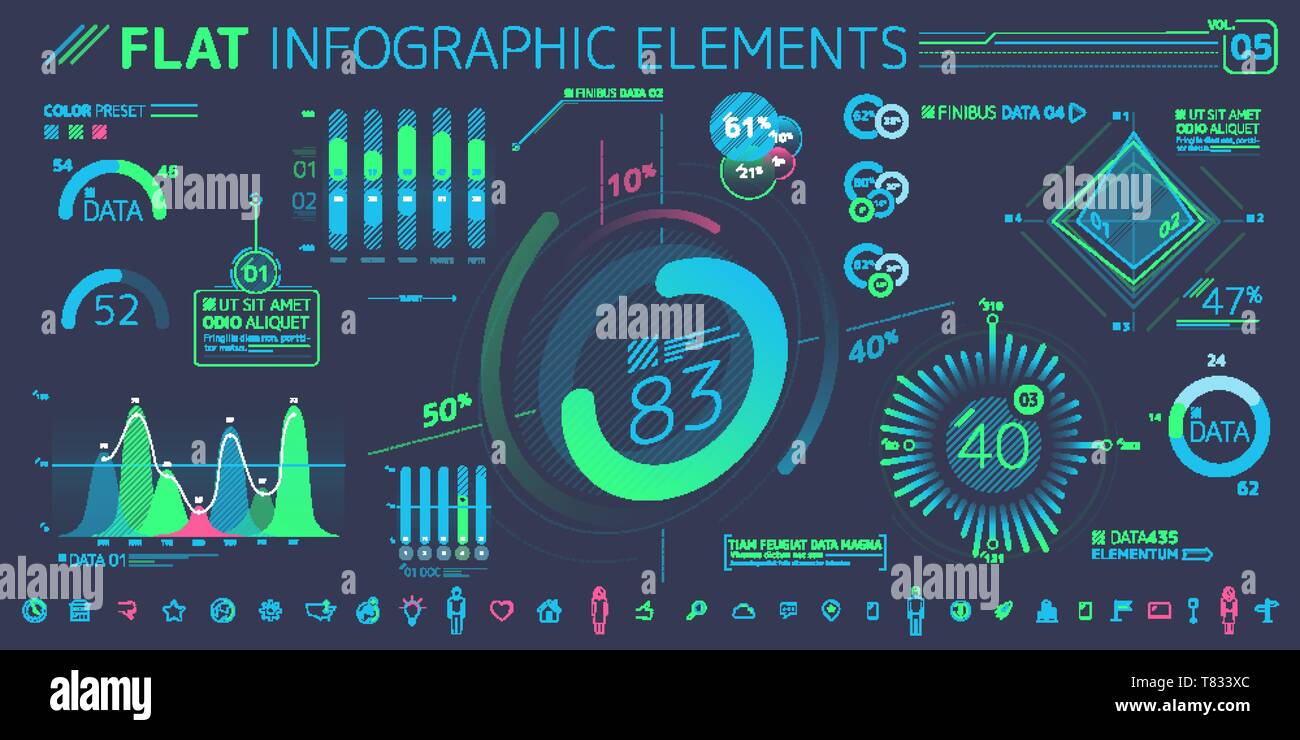 Corporate Infographic Elements Collection Stock Vector Image & Art - Alamy