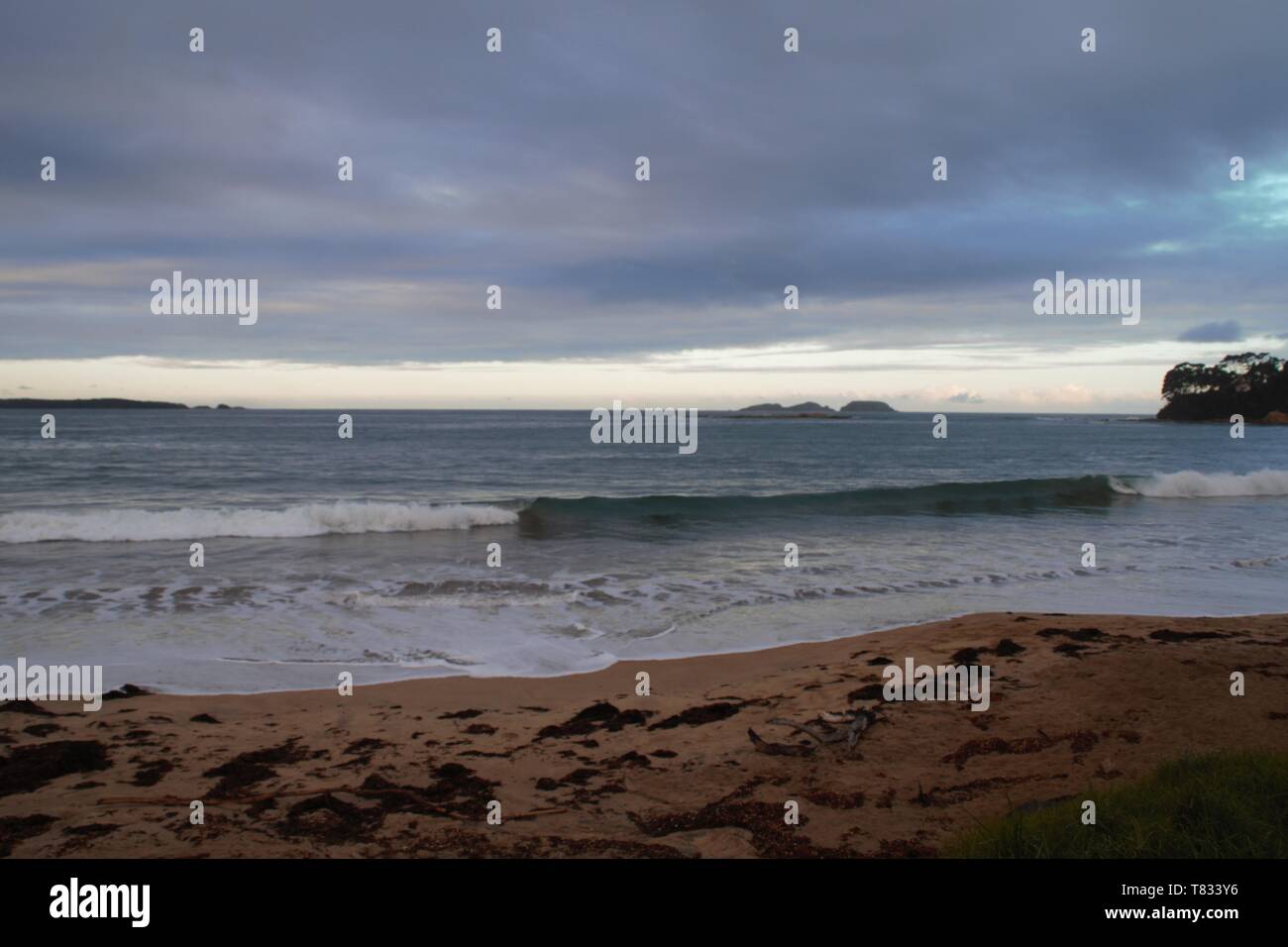 Early morning Australian ocean landscape view Stock Photo - Alamy